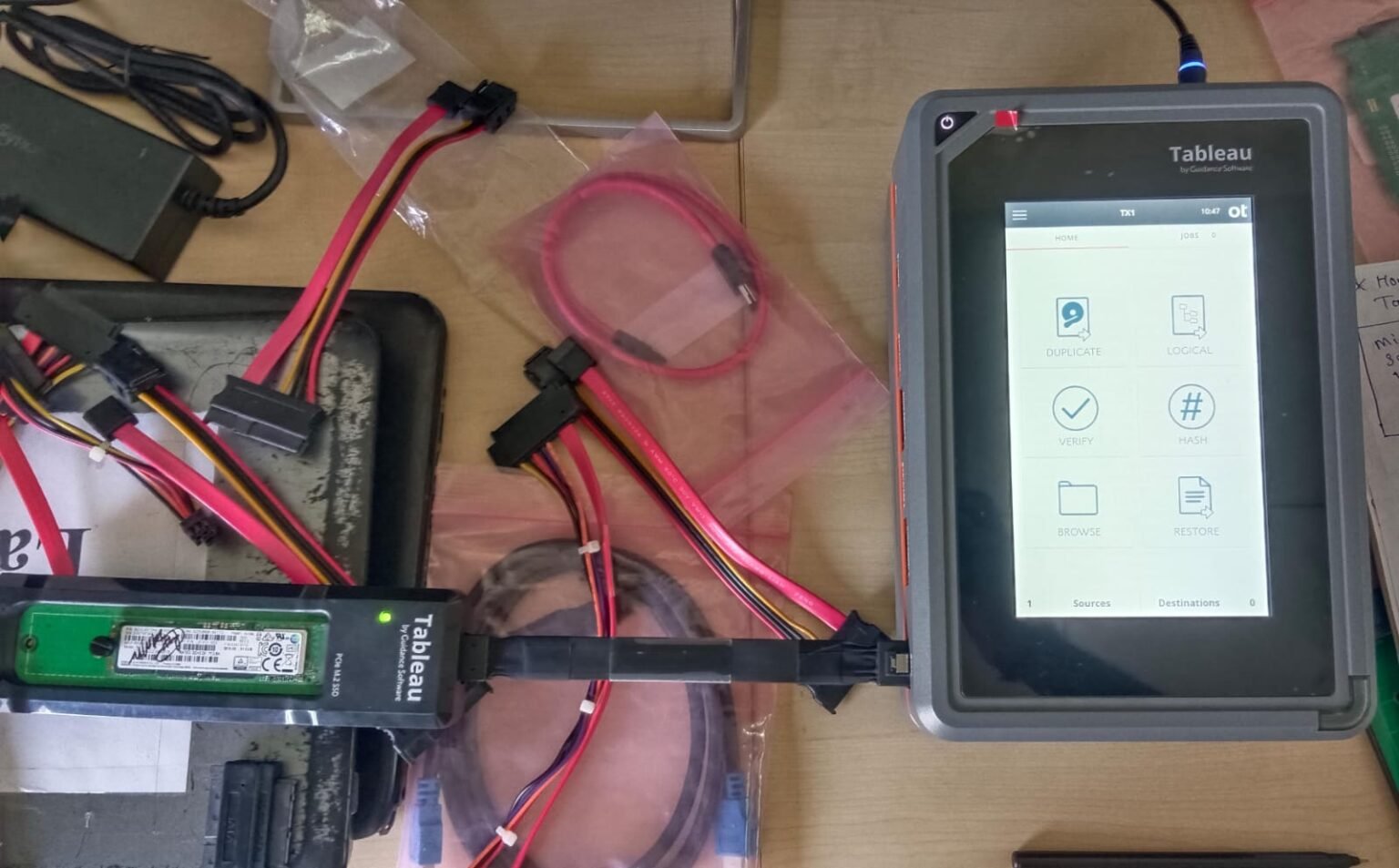 How to Connect M.2 Drive with Tableau TX1 & Create Forensic Images