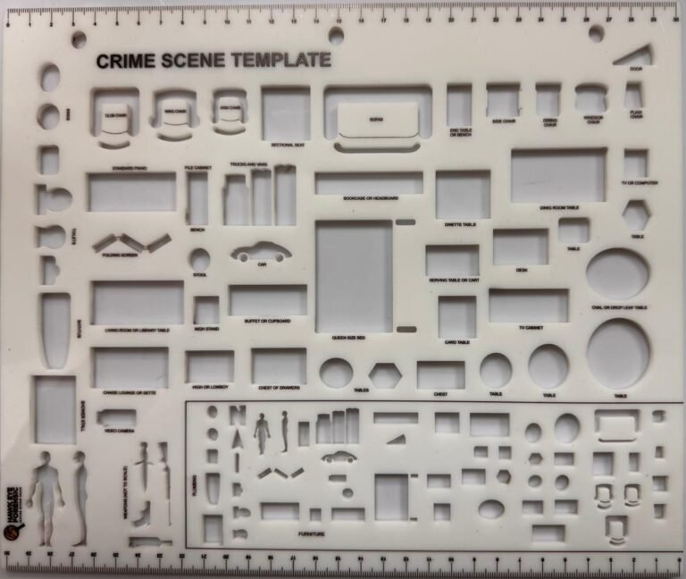 Crime Scene Sketching Template - Hawk Eye Forensic