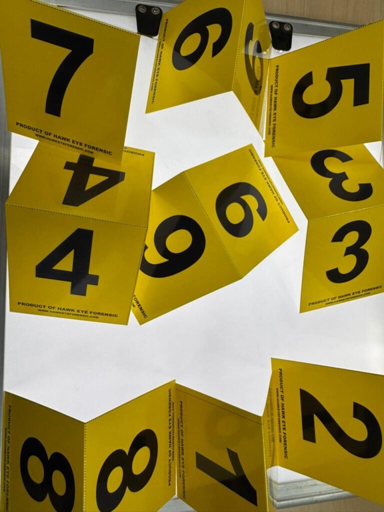 Evidence marking cards - Hawk Eye Forensic